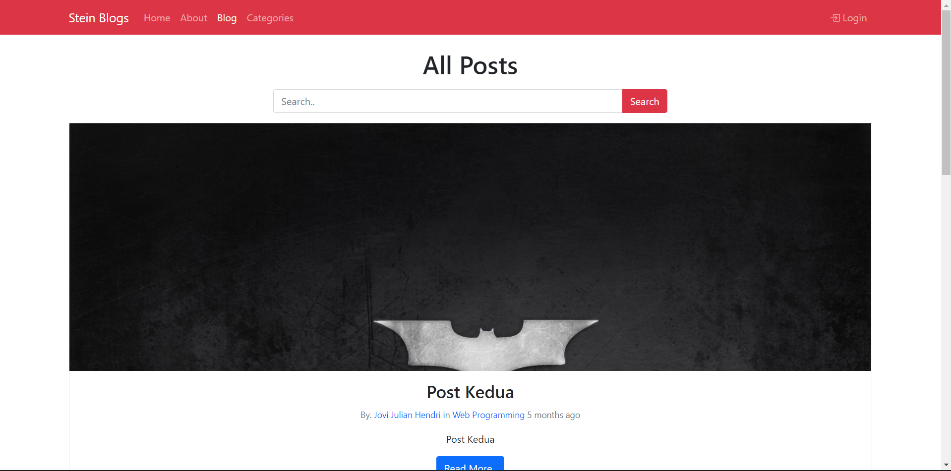 Jovi - Portfolio website